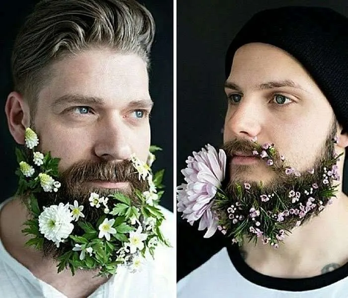 Flower Beard Trend Make Men Crazy - ShutterBulky
