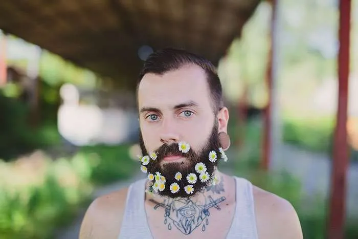 Flower Beard Trend Make Men Crazy - ShutterBulky