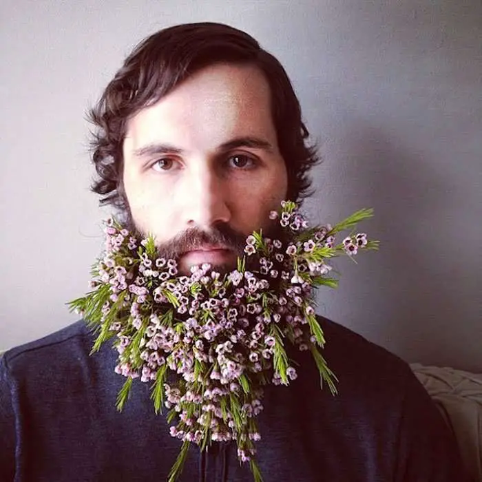 Flower Beard Trend Make Men Crazy - ShutterBulky