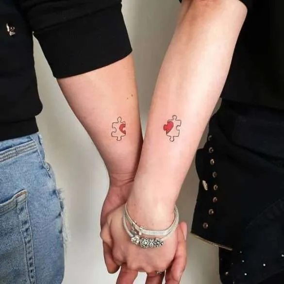 20 Matching Tattoos: The Ultimate Symbol of Connection - Shutterbulky
