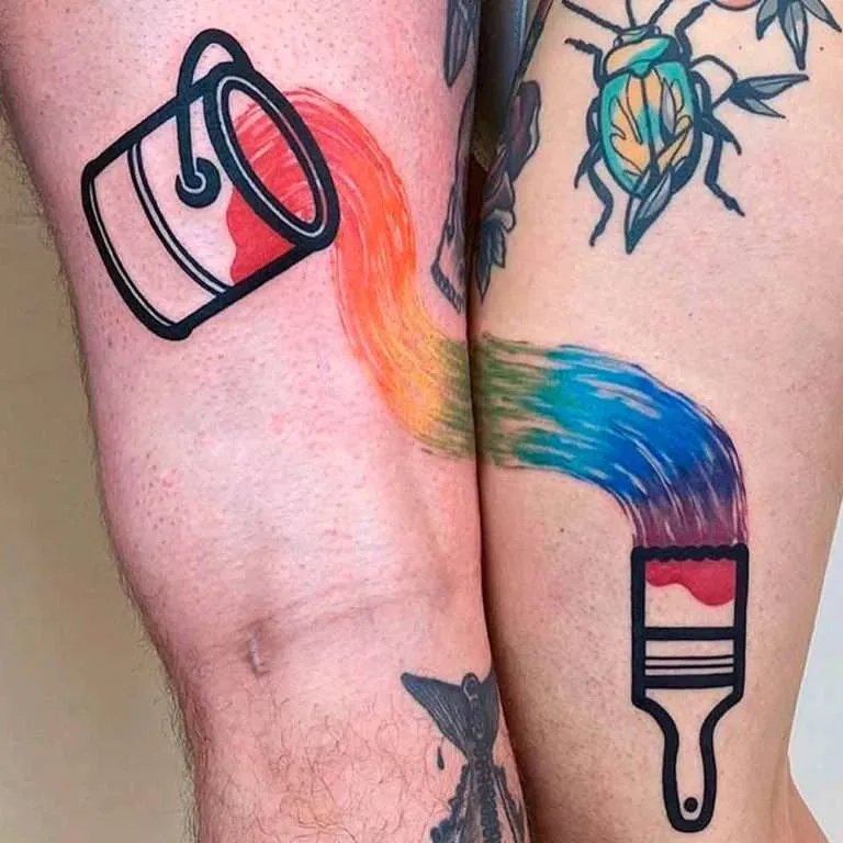 20 Matching Tattoos: The Ultimate Symbol of Connection - Shutterbulky