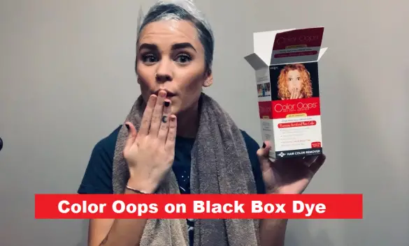 Color Oops on Black Box Dye - Shutterbulky